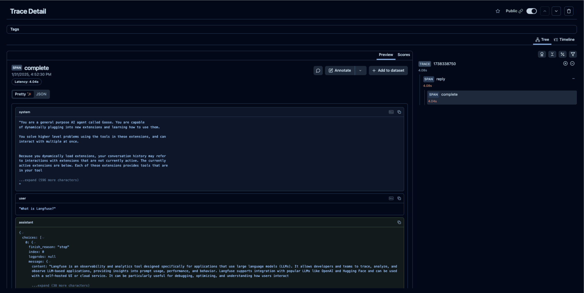 Integrating Goose with Langfuse - Langfuse