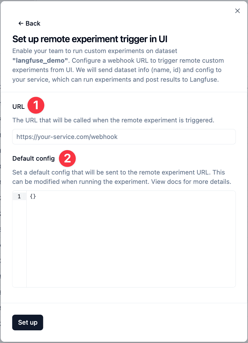 Experiments via SDK - Langfuse