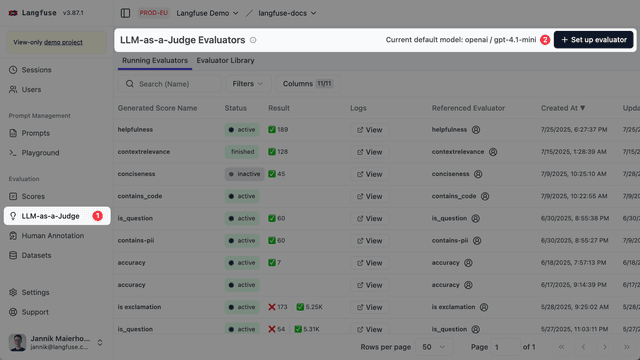 LLM-as-a-Judge - Langfuse