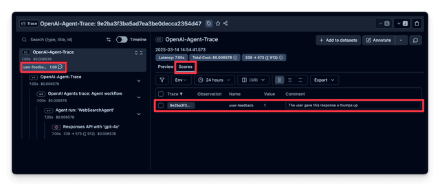 Example - Tracing and Evaluation for the OpenAI-Agents SDK - Langfuse