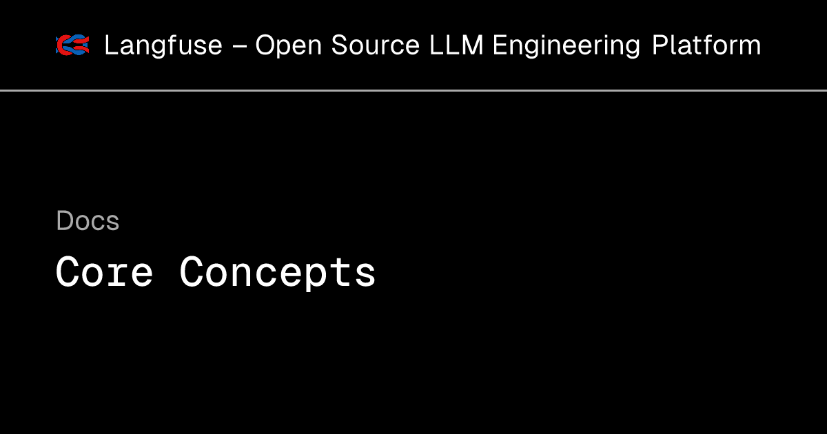 Core Concepts - Langfuse