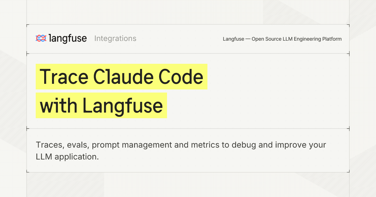 Trace Claude Code with Langfuse - Langfuse