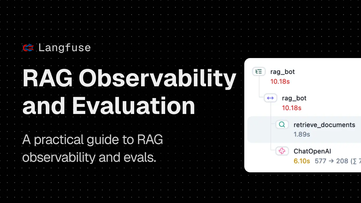 RAG Observability and Evals - Langfuse Blog